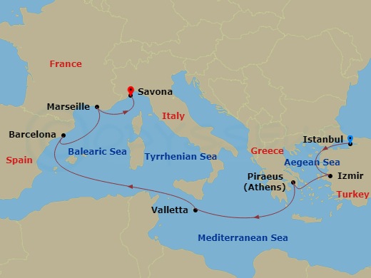 Central Mediterranean Cruises | Central Med Cruise Deals