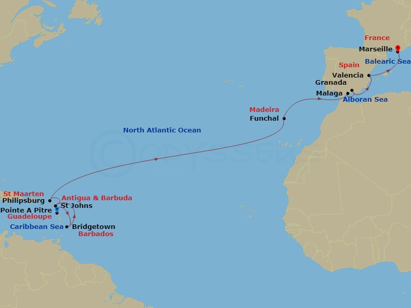 Pointe A Pitre | Cruises from Pointe A Pitre | CruiseDirect