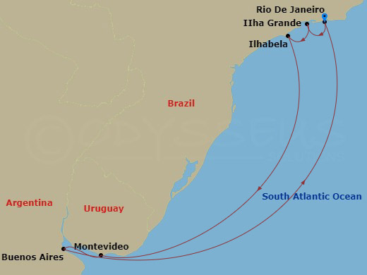 Rio De Janeiro Cruise Deals | Cruises from Rio De Janeiro
